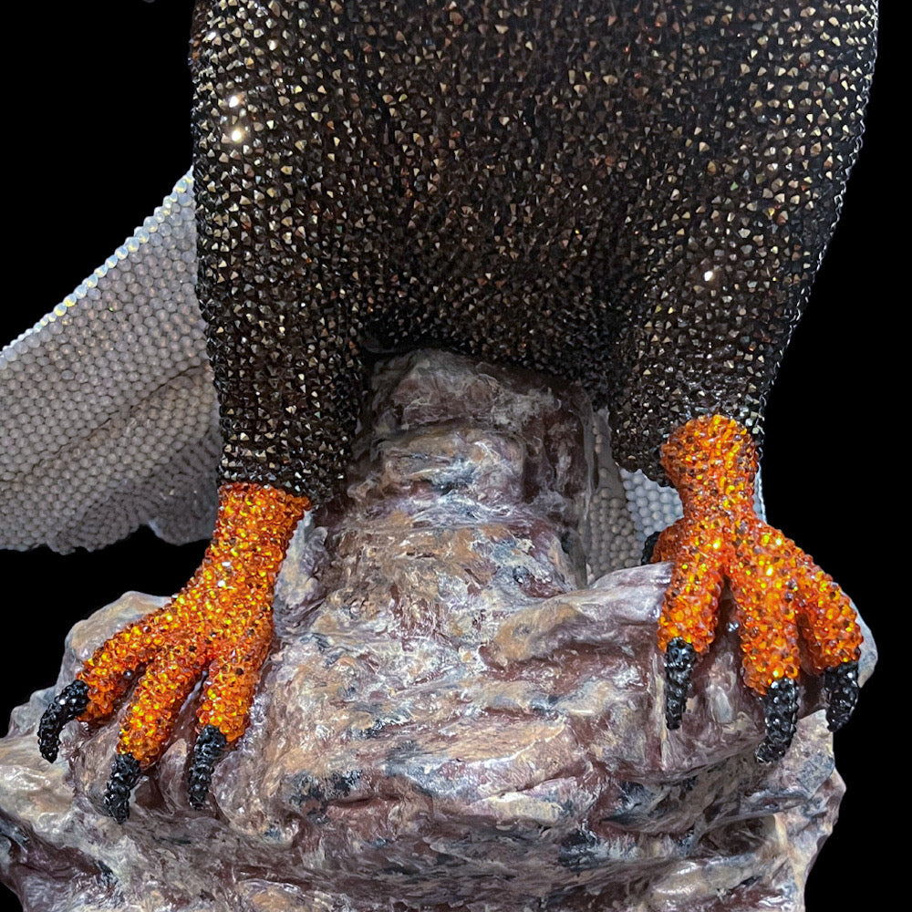 Aquila the Majestic American Bald Eagle Crystallized Sculpture ...