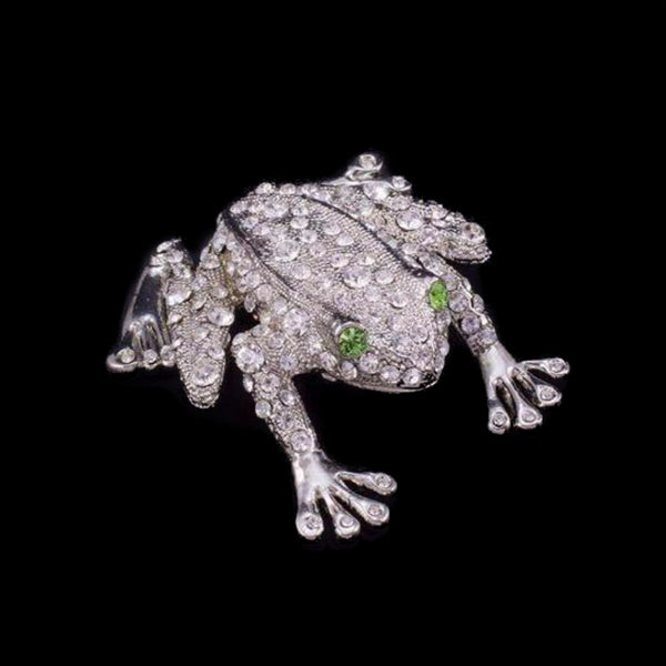 Rivet the Frog Paperweight Collectible Featuring Premium Crystals | Pe ...